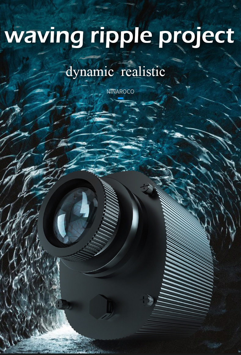 LED ocean water waving lamp high power projection lamp dynamic water ...