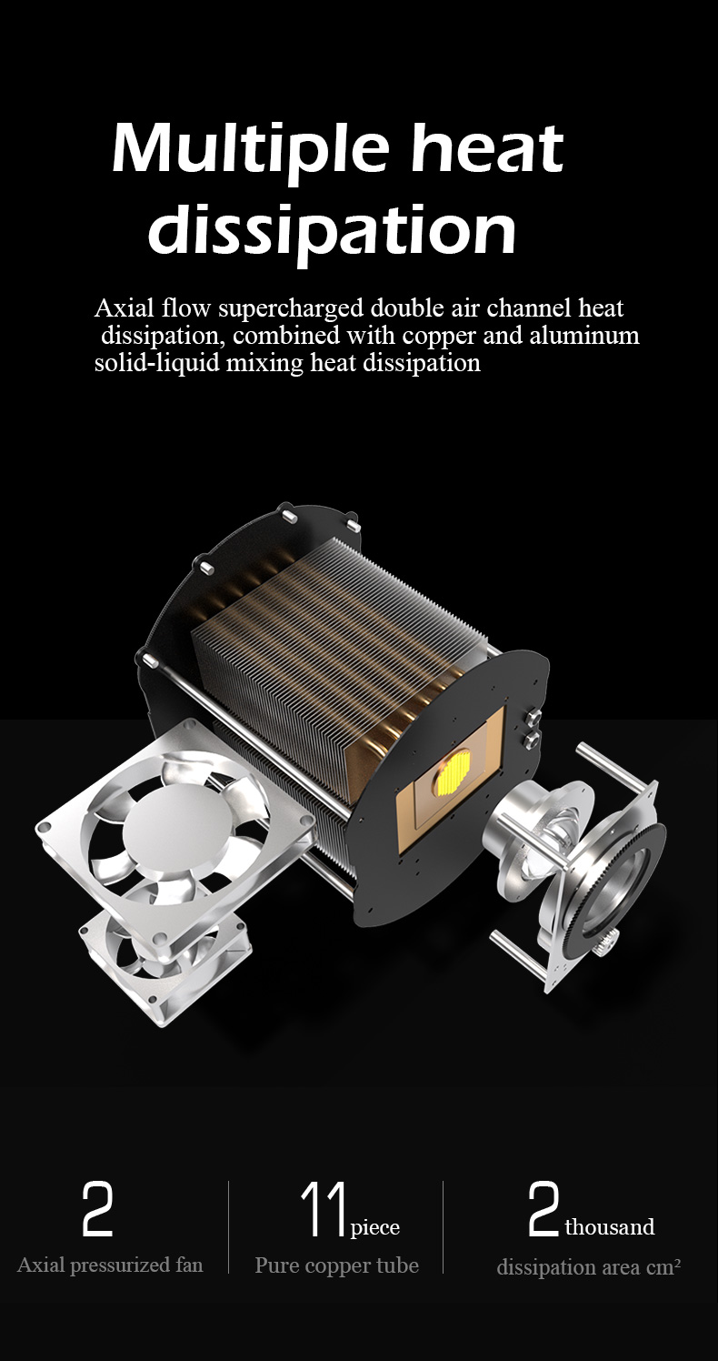 500/700w high power outdoor large area long distance advertising LED ...