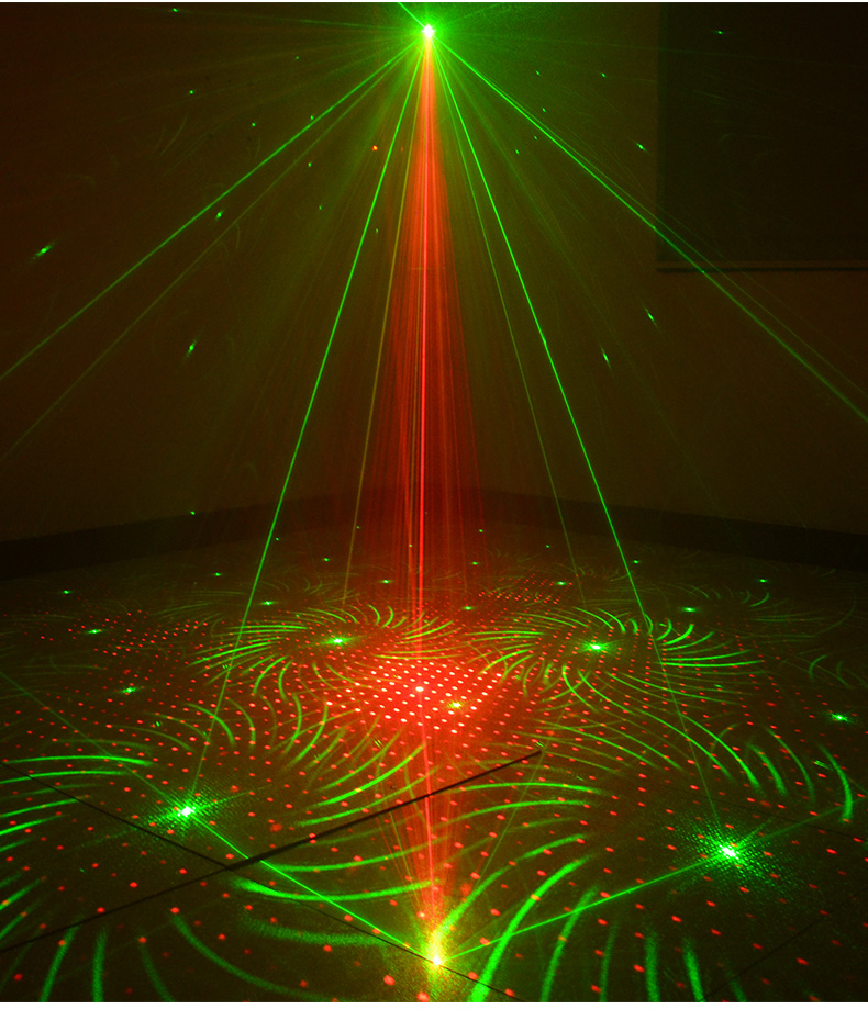 Mini Led Projection Laser Stage bar DJ disco electronic products RGB 6 ...